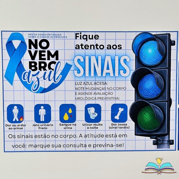 Painel - Novembro Azul - Sinais - Palavrilhar